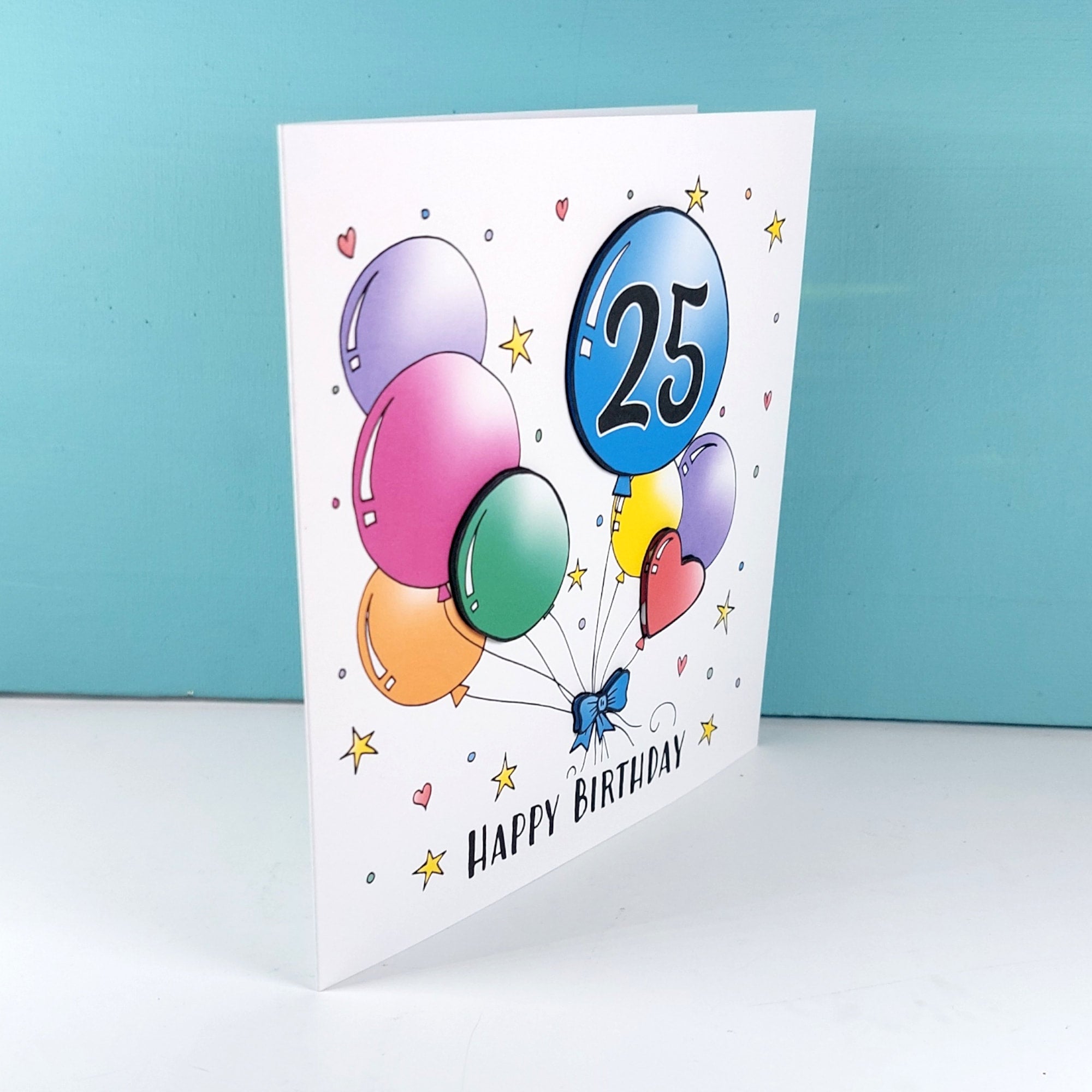 25th Birthday Card